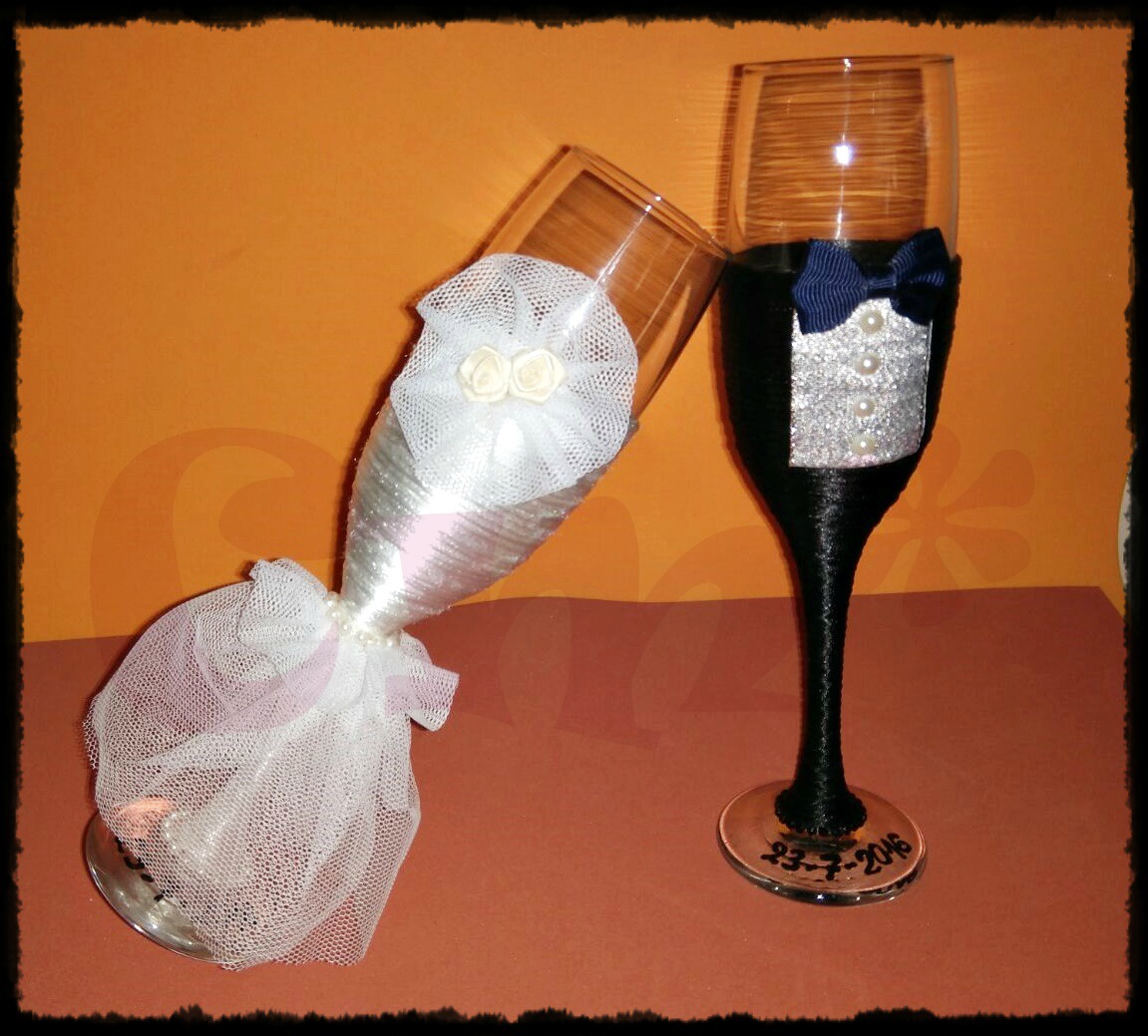 Bonitos Detalles : Copas de novios