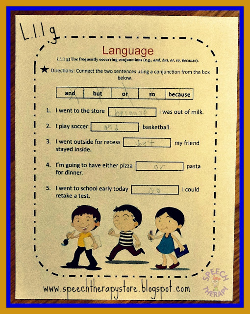 Speech Therapy: All the Common Core Activities you Can Take :)