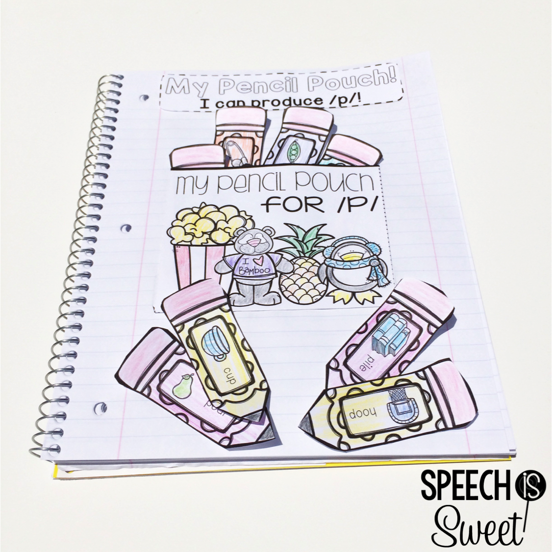 August Interactive Articulation Notebook! - Speech is Sweet