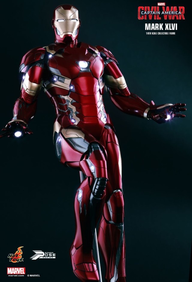 First Detailed Look at the New Iron Man Mark XLVI [46] Suit in CAPTAIN ...