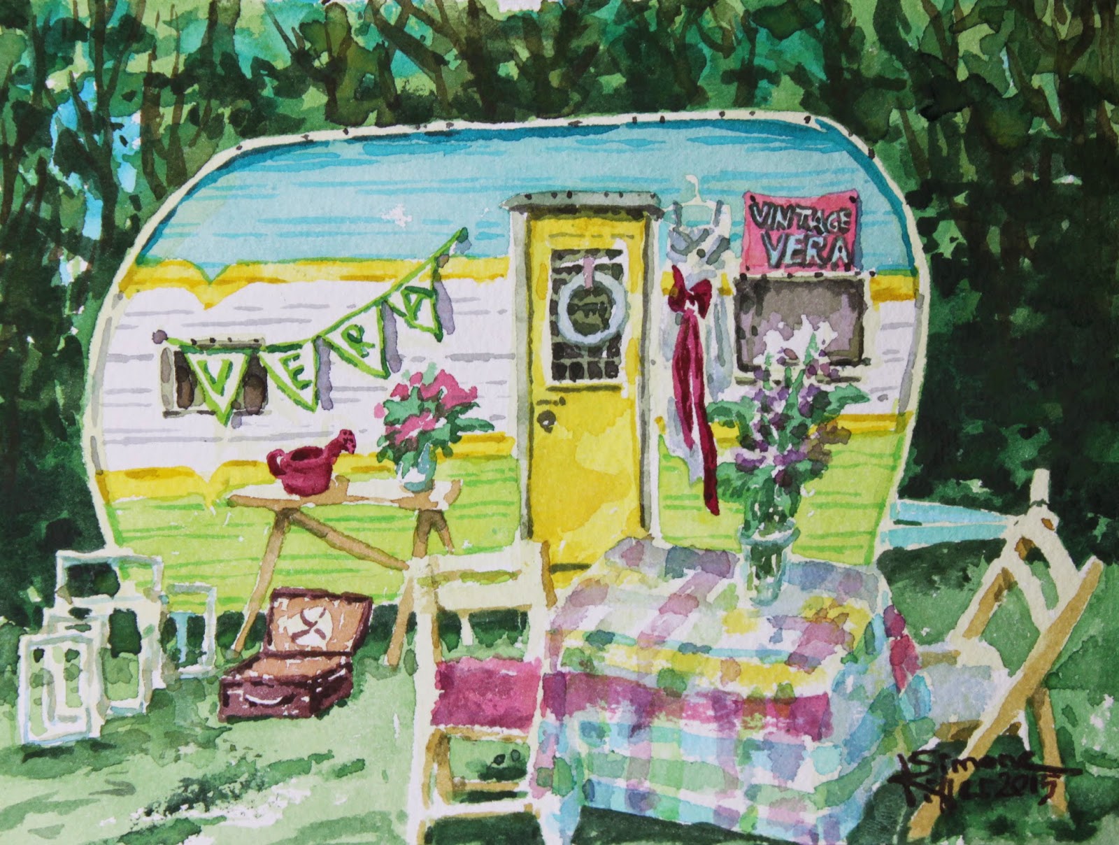 Simone Ritter Art: Find Your Vintage VERA Treasure!