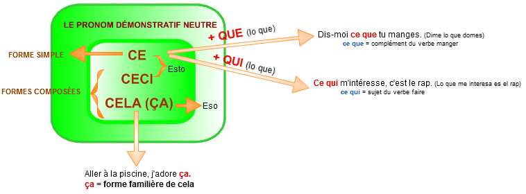 LE FLE À L' ALFRED AYZA: Les pronoms démonstratifs