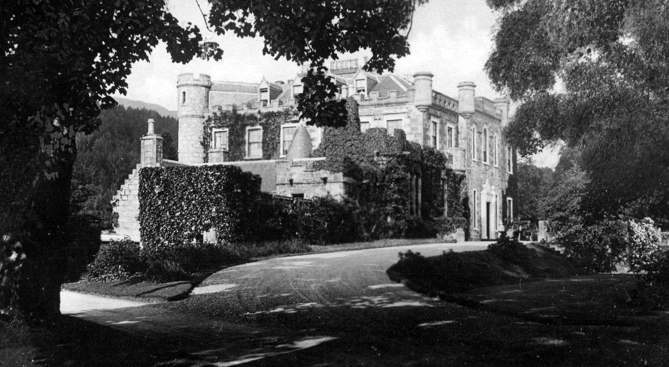 Tour Scotland: Old Photograph Achnacarry Castle Scotland
