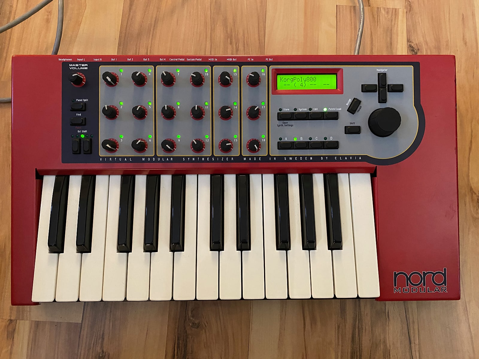 MATRIXSYNTH: Nord Modular G1 SN 99091235