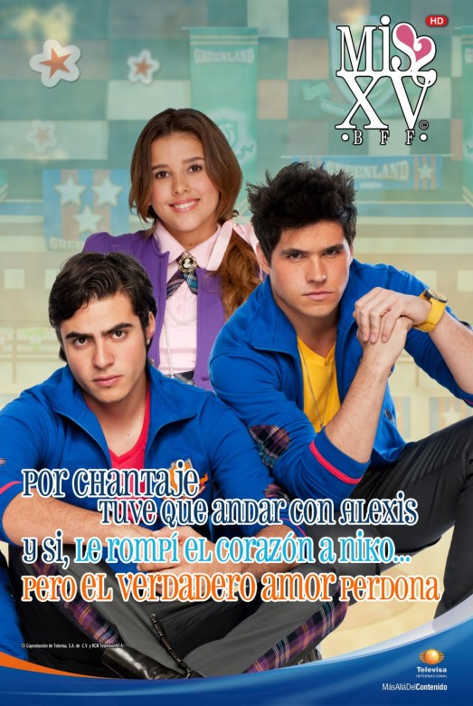 Paulina Goto: Posters oficiales de Miss XV, la nueva telenovela de ...