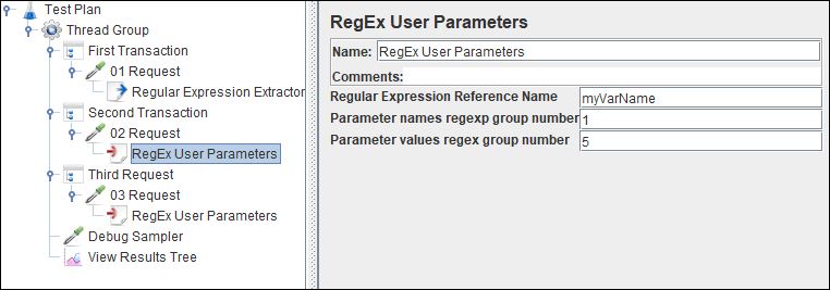 JMeter - RegEx User Parameters - Example | Use JMeter - RegEx User Parameters - Example | Use