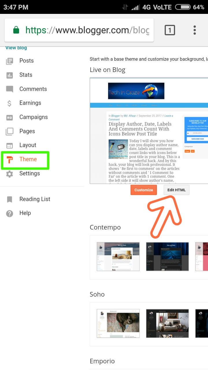 How To Hide Or Remove Home Link From Blogger Template - Shouters Planet