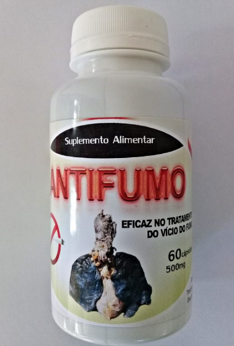 Anti fumo 60 cápsulas 500mg ~ Saude Natureza