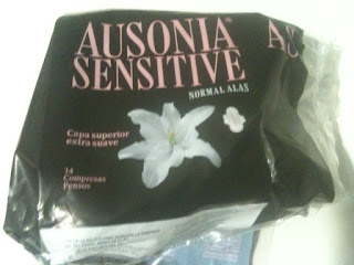 Alergia a la Soja: Compresas Ausonia Senstive (ARBORA AUSONIA): CON Soja