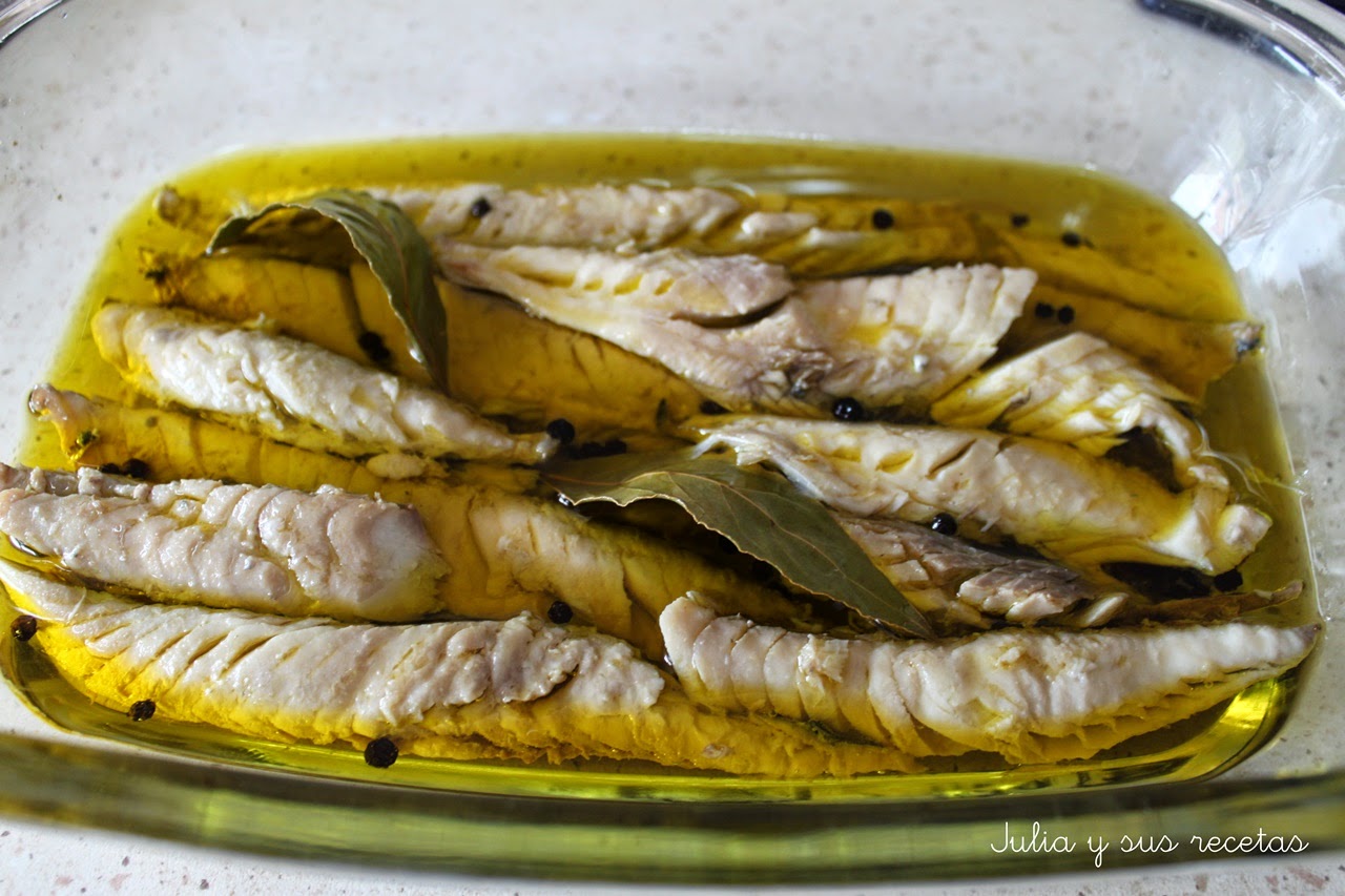 JULIA Y SUS RECETAS: CABALLAS EN ACEITE DE OLIVA VIRGEN