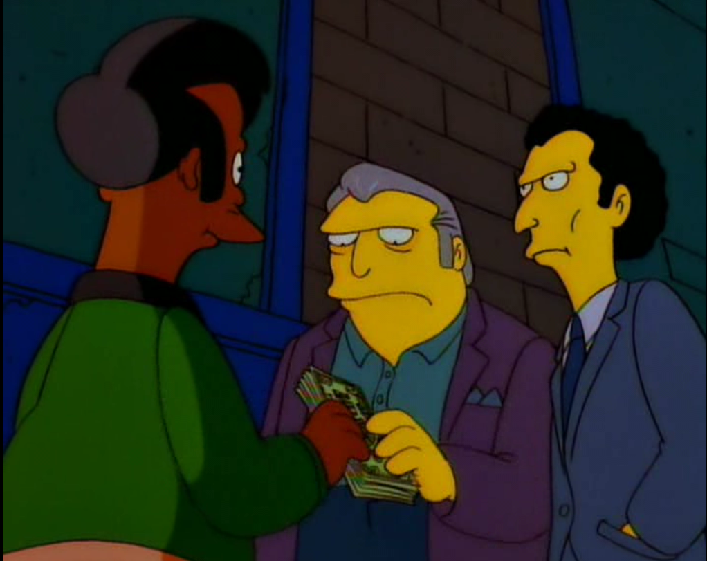 The Simpsons´Men Proiektua: 07x23-Much Apu about nothing: Etorkina