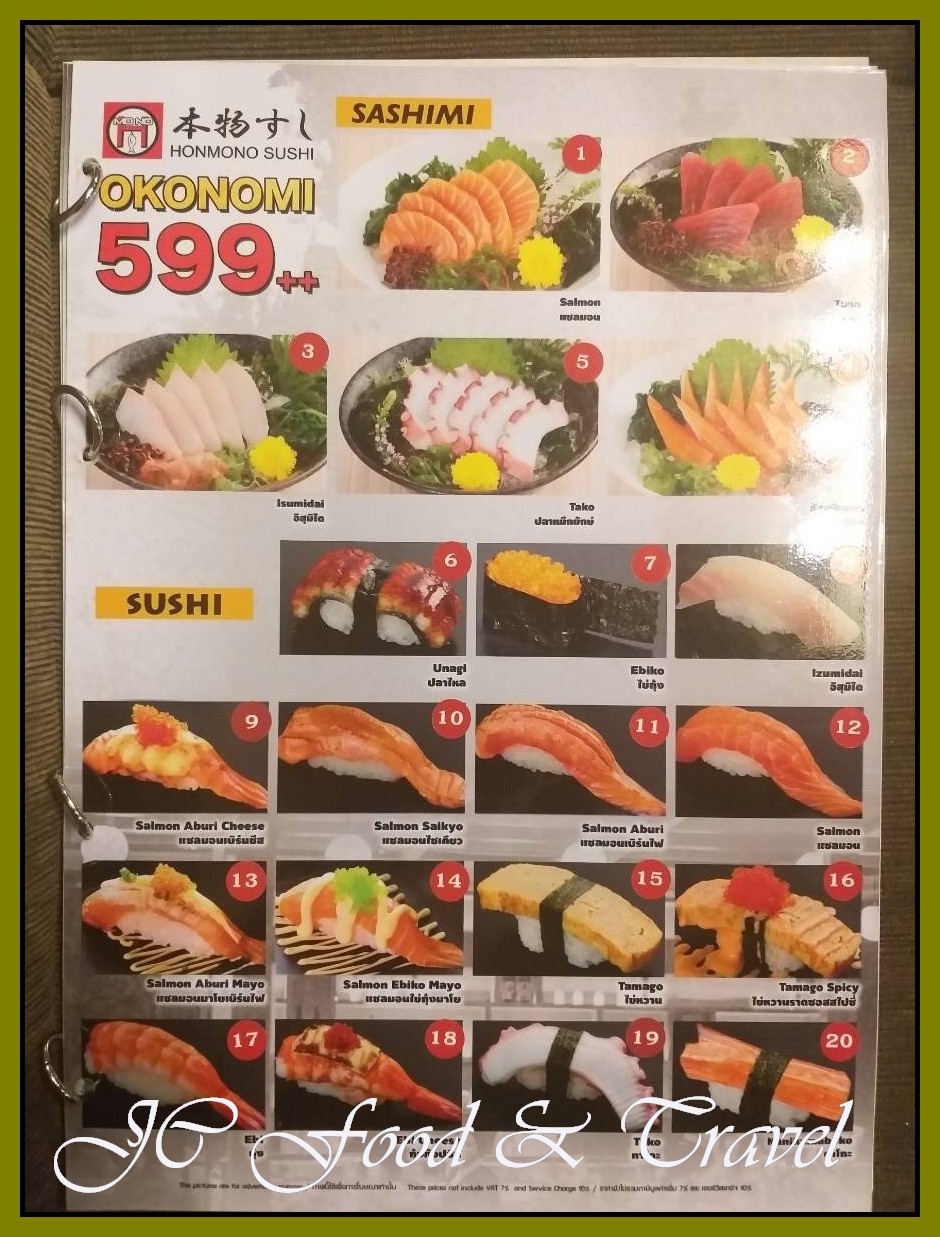 JC Food&Travel: Honmono sushi Buffet เซ็นทรัลพระราม 9