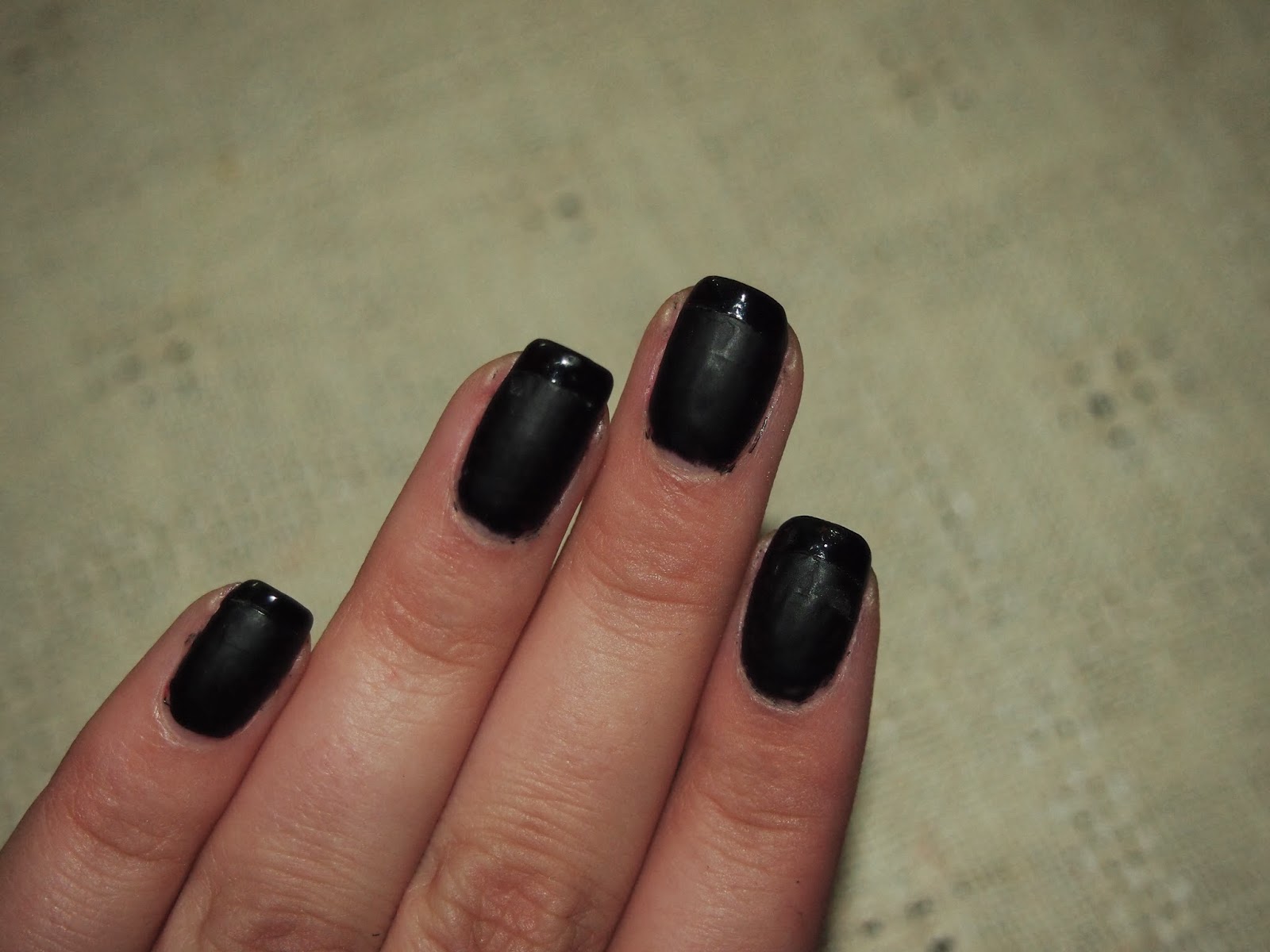 NaiListas and Natural Beauty : matt meets shine (french manicure)