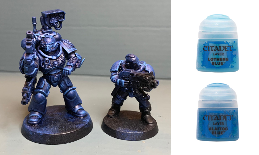 The Dark Templar: Painting my Crimson Fists – Blue Armour