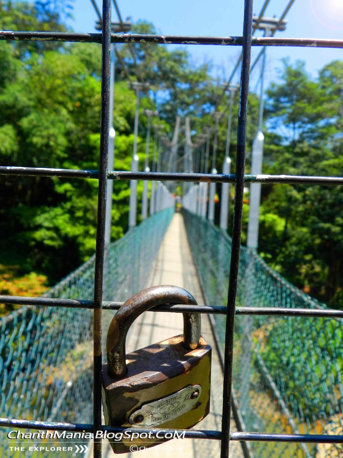 CharithMania: "Old suspension bridge over River Mahaweli at Peradeniya"