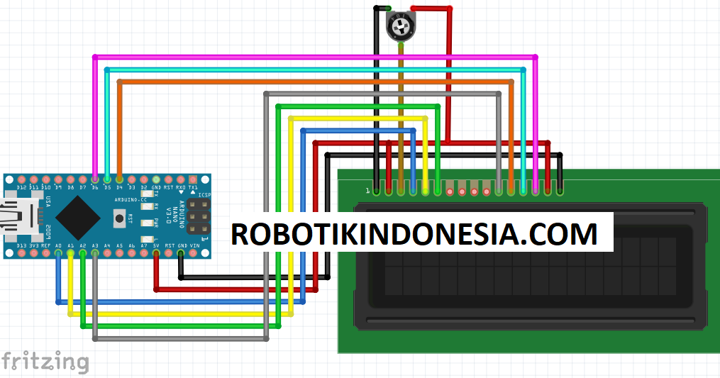 LCD 16x2 Pada ATmega 328p Menggunakan CVAVR