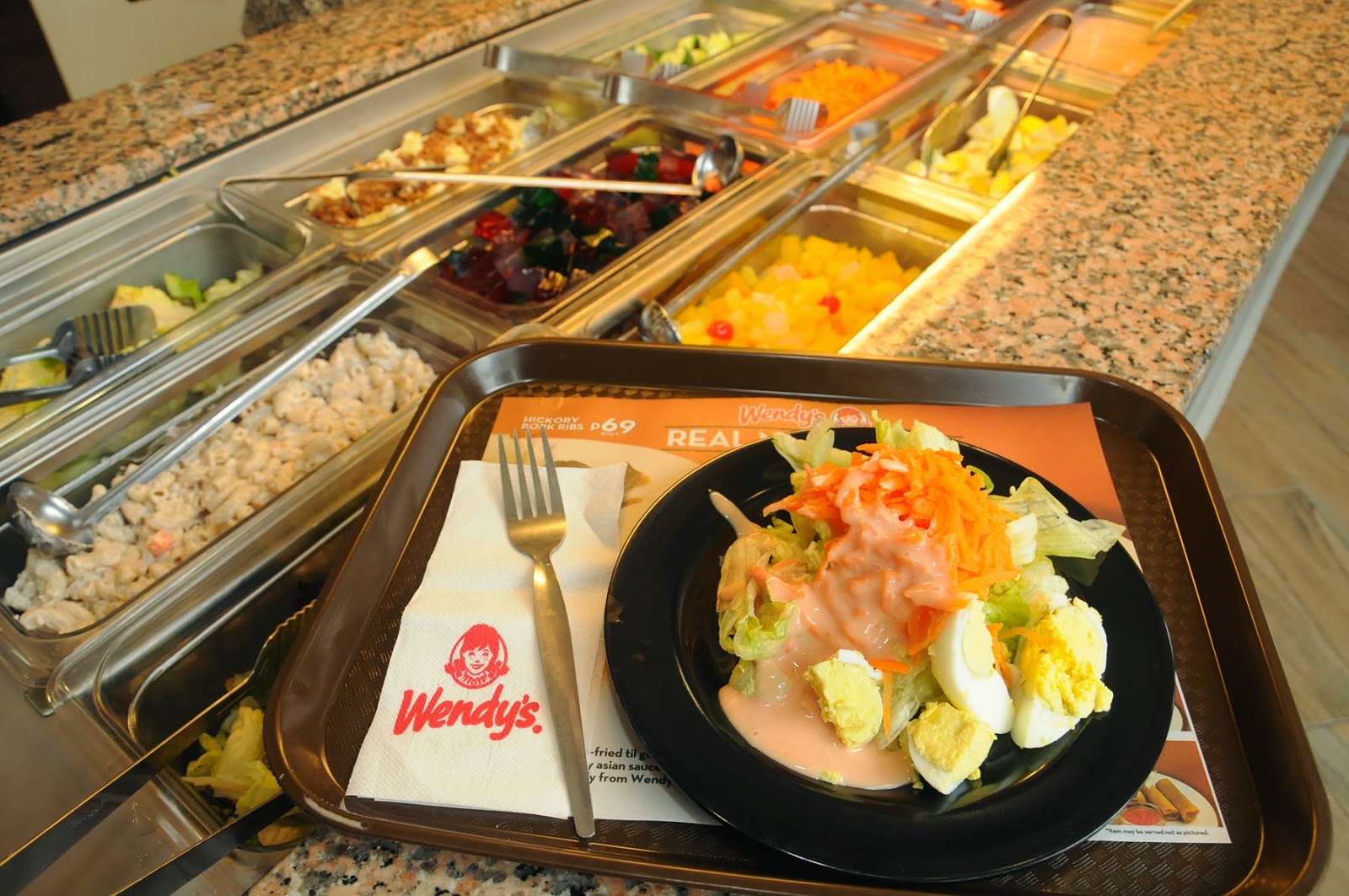 Lemon GreenTea: Wendy's Salad Bar is back!