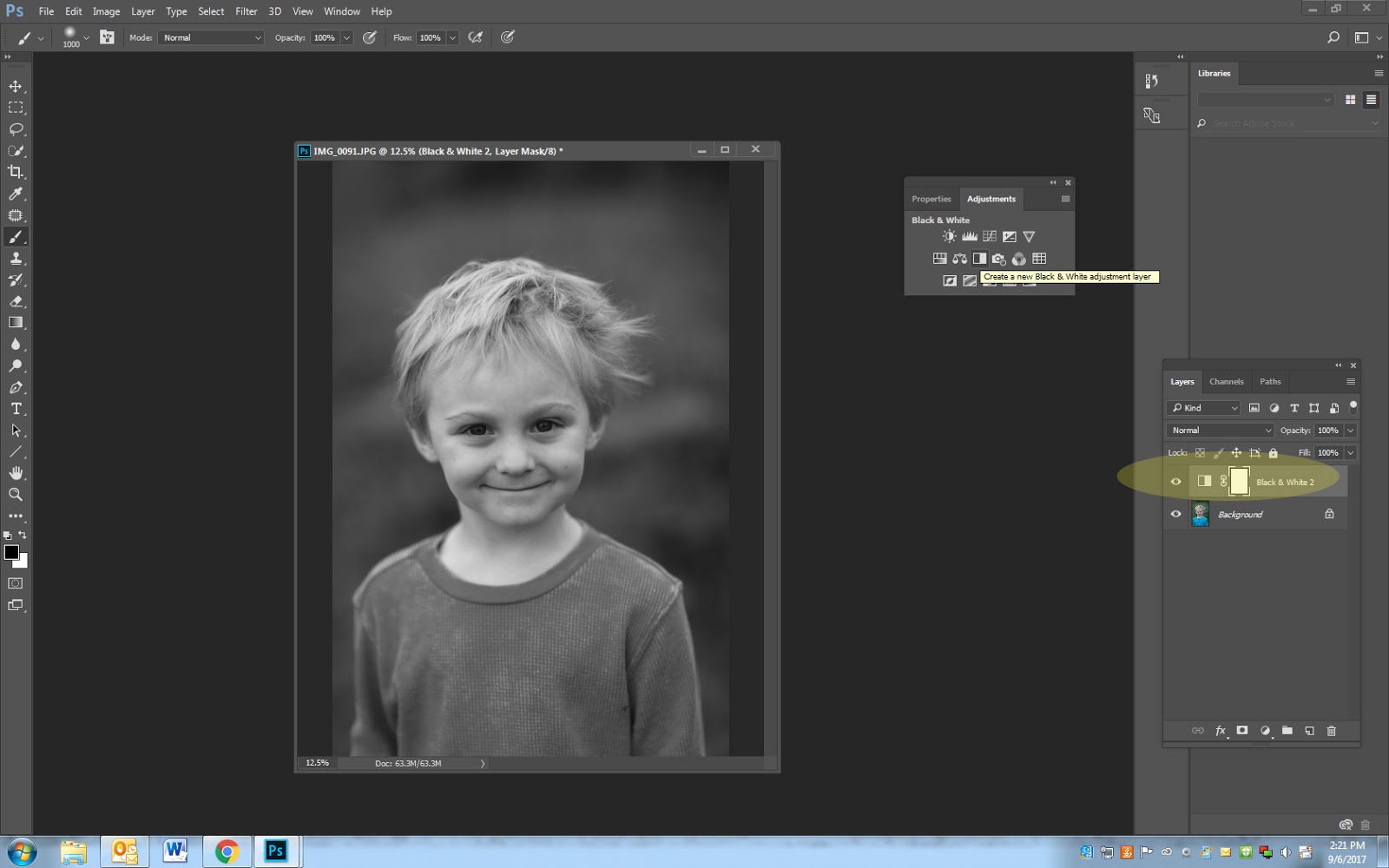 High Contrast Editing - CVHS Photography