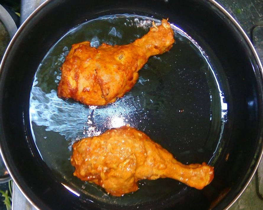 Girl's Corner: Chicken Leg Fry With Eastern Kebab Masala By Bindu.