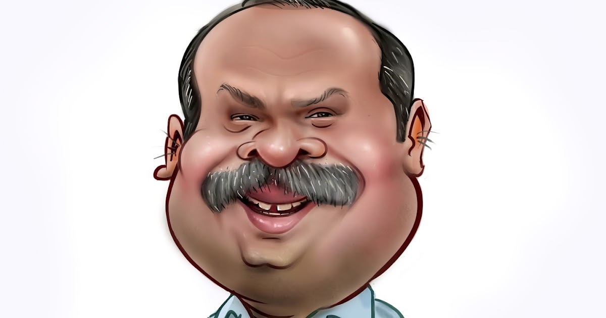 Creative Artist. Shameem : alancier malayalam actor caricature