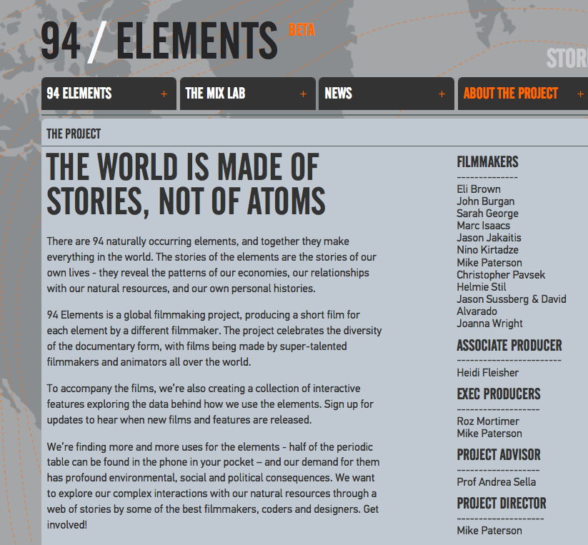 Chemistry in a Minute: 94 Elements-Stories from Hydrogen to Plutonium