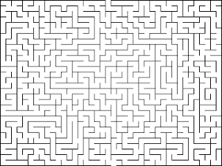 Free printable Word Search and Sudokus: Maze 18