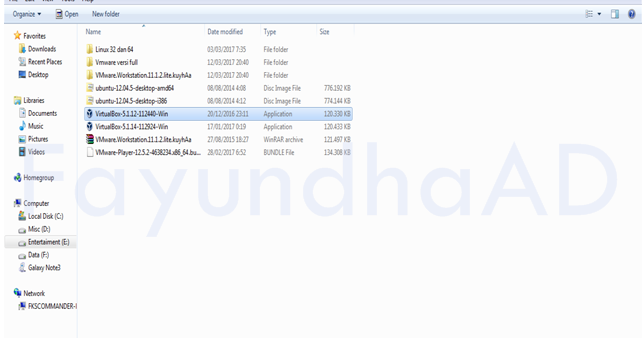 Cara Install Oracle VM VirtualBox