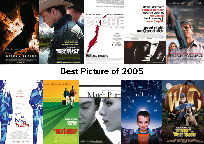 A Mythical Monkey writes about the movies: 2005 Alternate Oscars