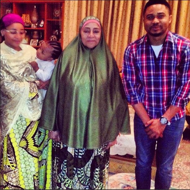 Nollywood by Mindspace: MIKE GODSON VISITS LATE GEN. SANI ABACHA'S FAMILY