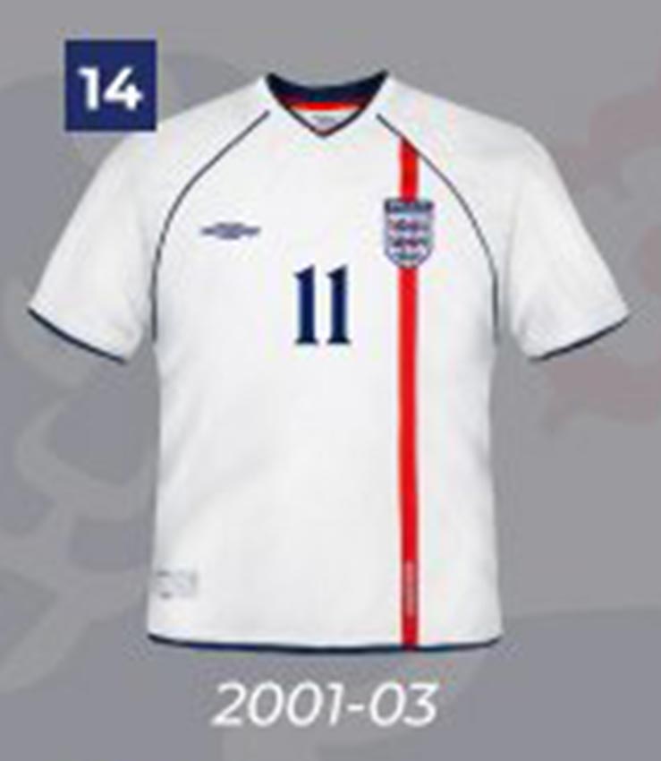 Full England Home Kit History 1966-2018 - What's to Come in 2020 ...