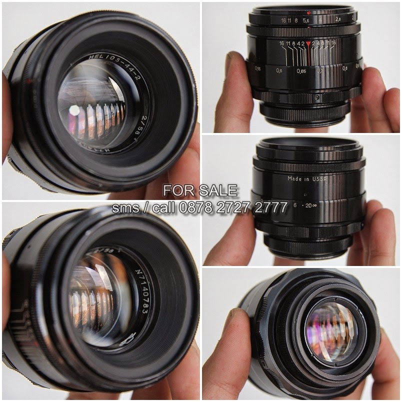 HELIOS 44-2 ( red white mark ) | lensa manula