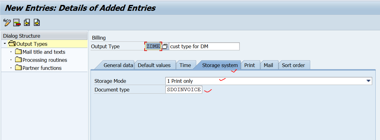 Techsap Creating A New Billing Output Type And Assigning It To The Output Determination