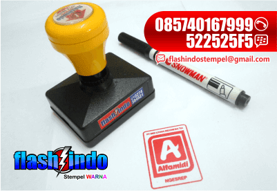 Bisa order stempel logo gudang warna