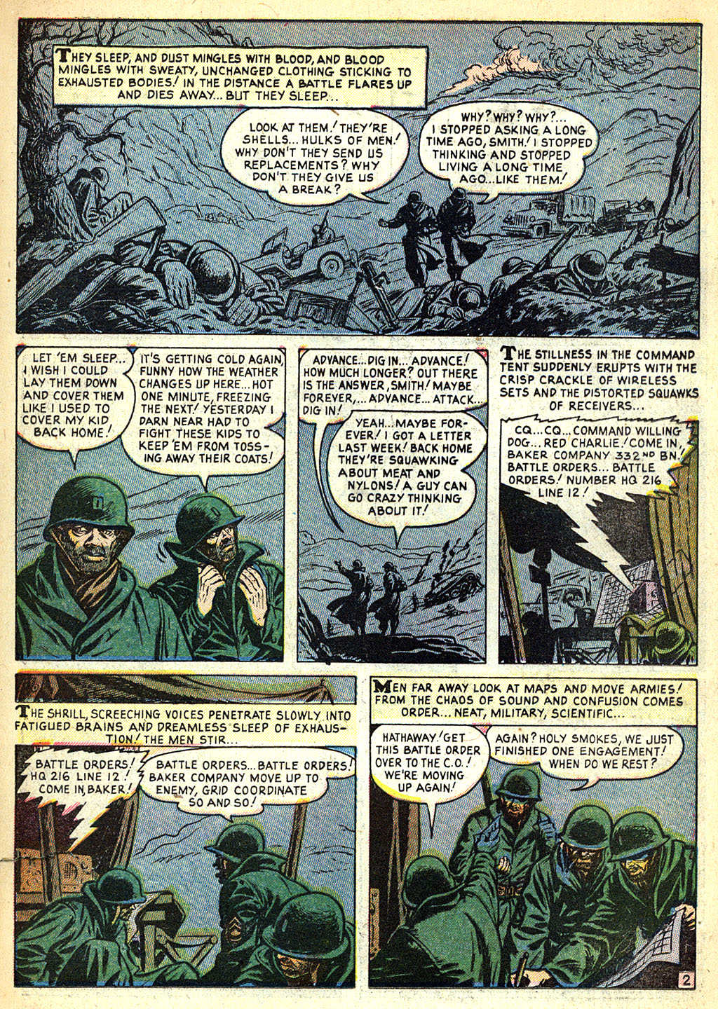 Four-Color Shadows: Muck!-War Comics-1952