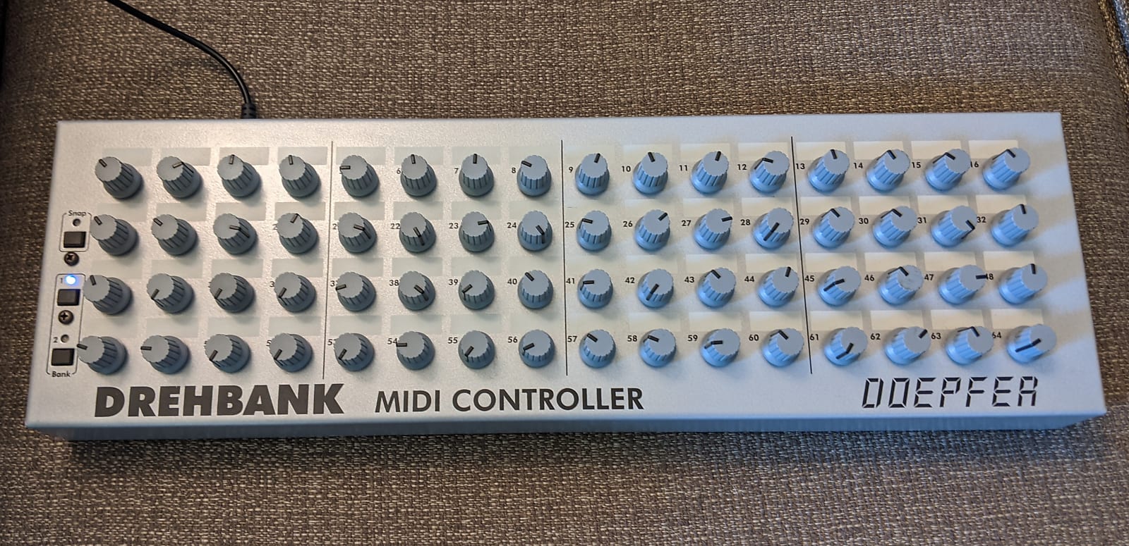 MATRIXSYNTH: Doepfer Drehbank, Rare 64 Knob MIDI Controller w/ Optional ...