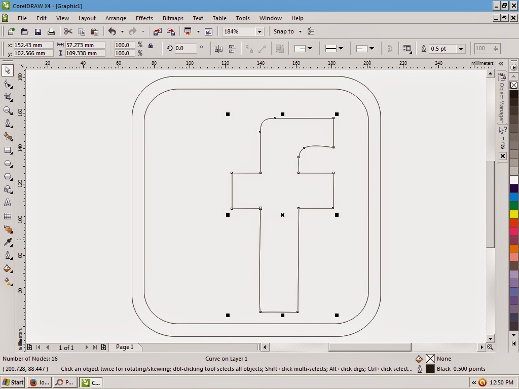 KUMPULAN TUTORIAL: CARA MEMBUAT LOGO FACEBOOK DENGAN CORELDRAW KUMPULAN TUTORIAL: CARA MEMBUAT LOGO FACEBOOK DENGAN CORELDRAW