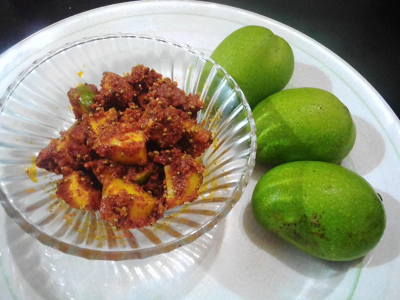 Amleche lonche- instant raw mango pickle