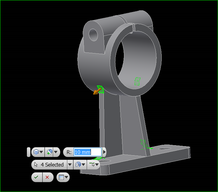 Autodesk Inventor - Tutorial - Shaft Bracket (Task 3 Page 02) - World ...