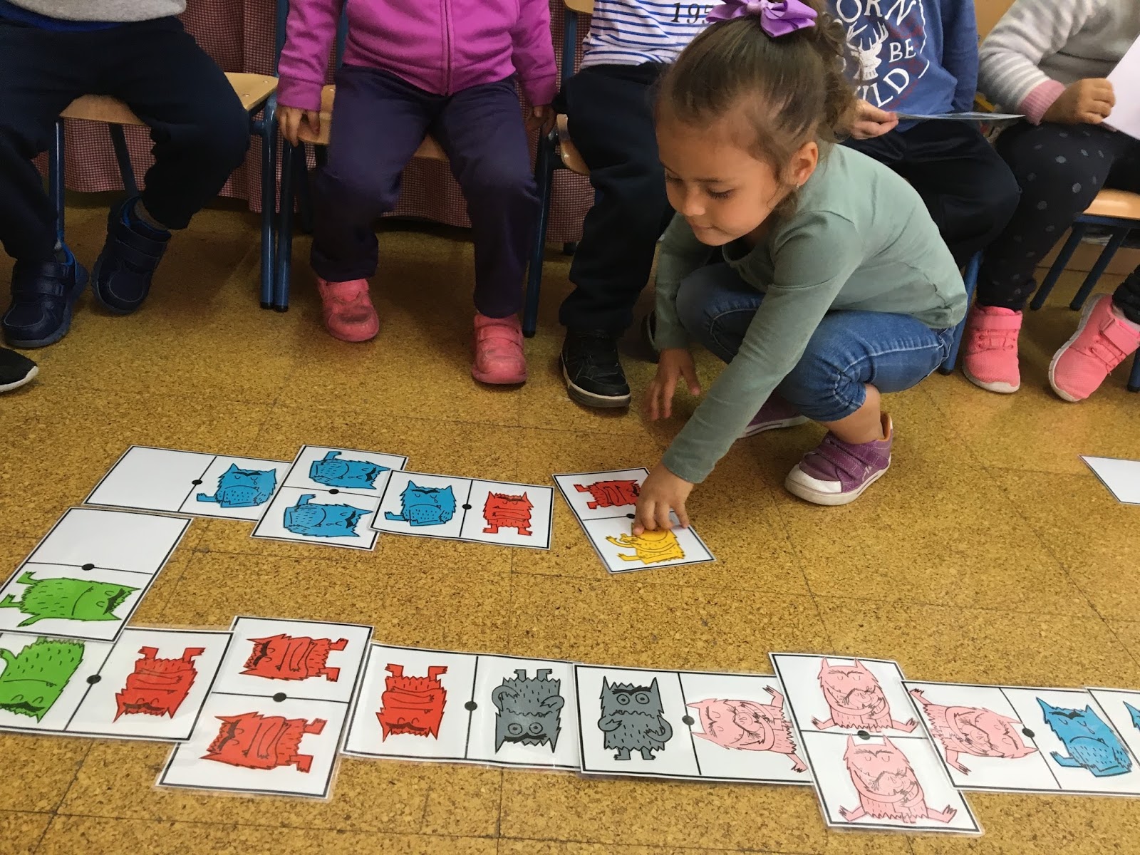 El Monstruo de Colores: El dominó del "Monstruo de colores"