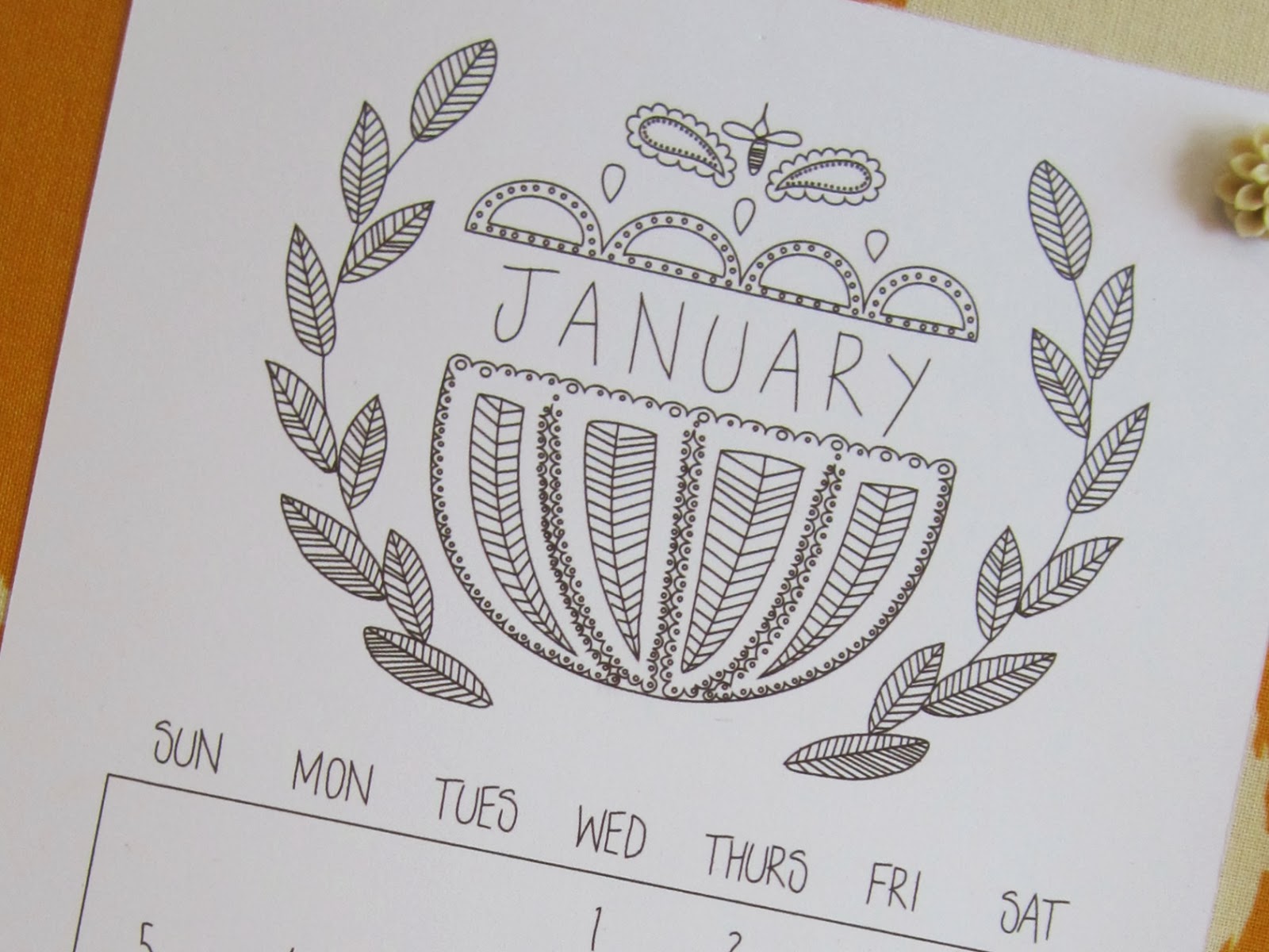 Molipop: January's Coming! (Free Printable Calendar)