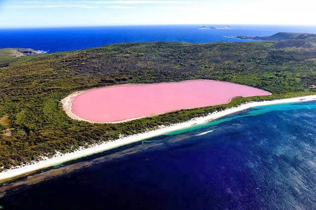 Lugares increíbles: Lago Hillier (Australia)