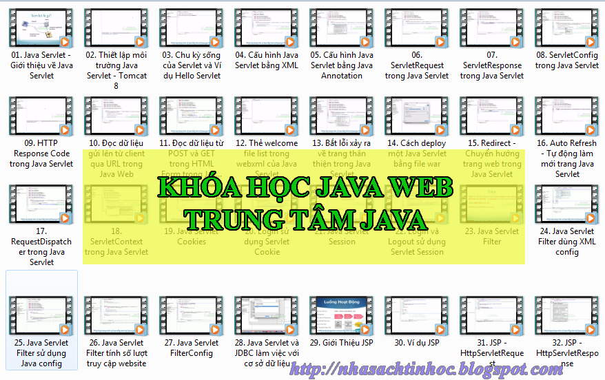 Chia Sẻ Khóa Học Java Web Tiếng Việt Rất Hay Khóa 9947 V Nhà Sách Tin Học