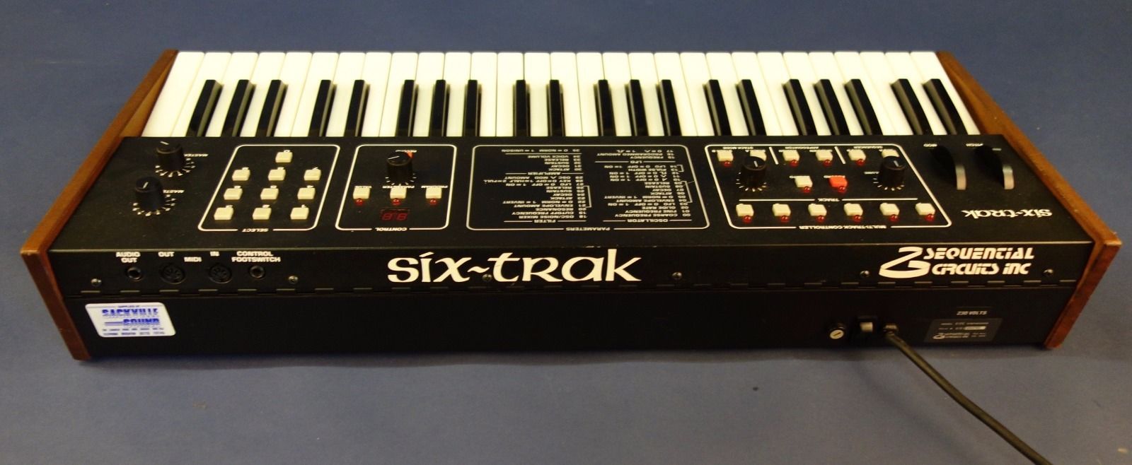 MATRIXSYNTH: SEQUENTIAL CIRCUITS SIX-TRAK SN 000782
