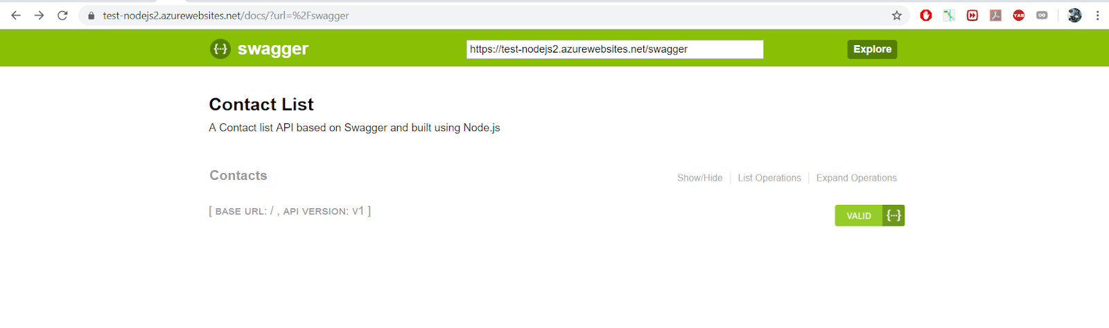 Azure And Co Deploy Manually A Nodejs Restful Api From Github To An Azure Web App Kudu Fetch