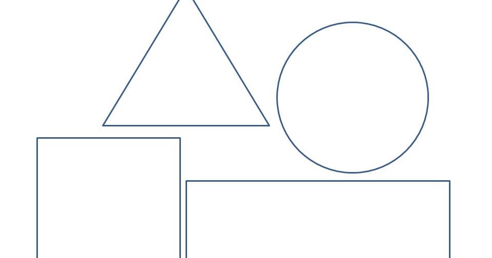 4 Principais Formas Geométricas