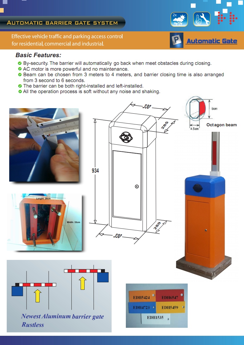 Jual Barrier Gate - Palang Parkir Otomatis (Kota Medan): Jual Palang ...