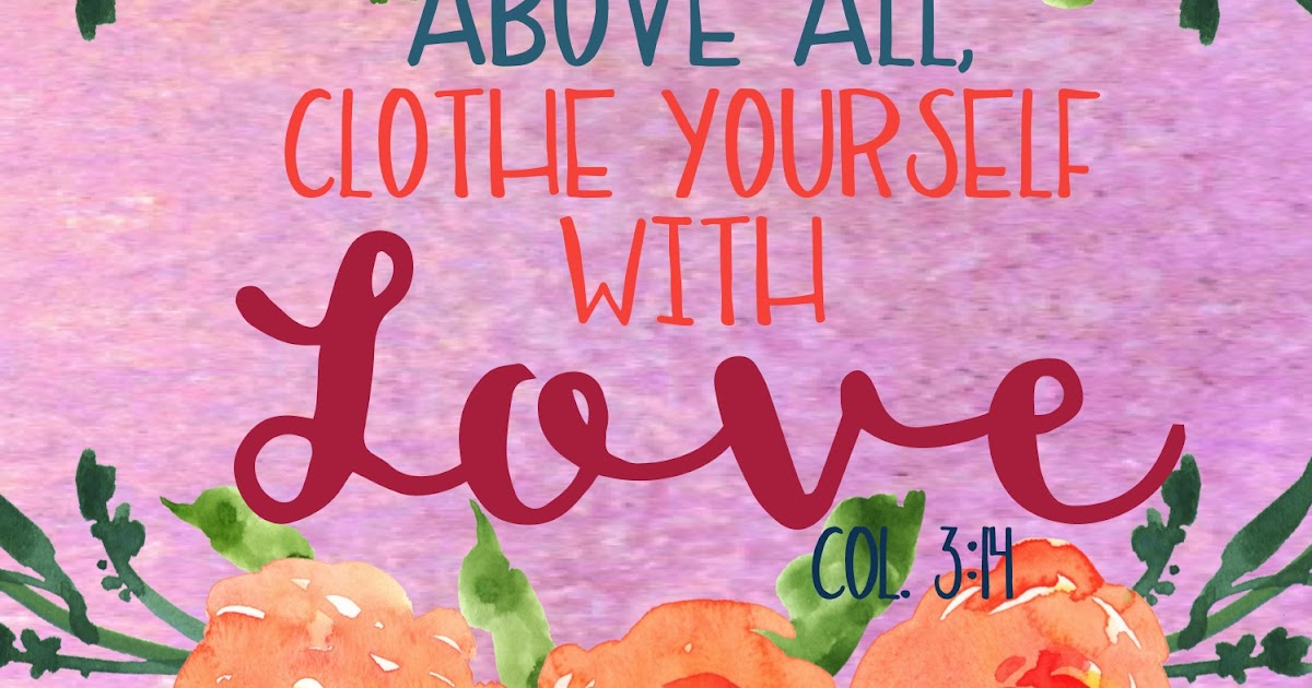 Confessions of a Reformed Shopaholic: Clothe Yourself in Love