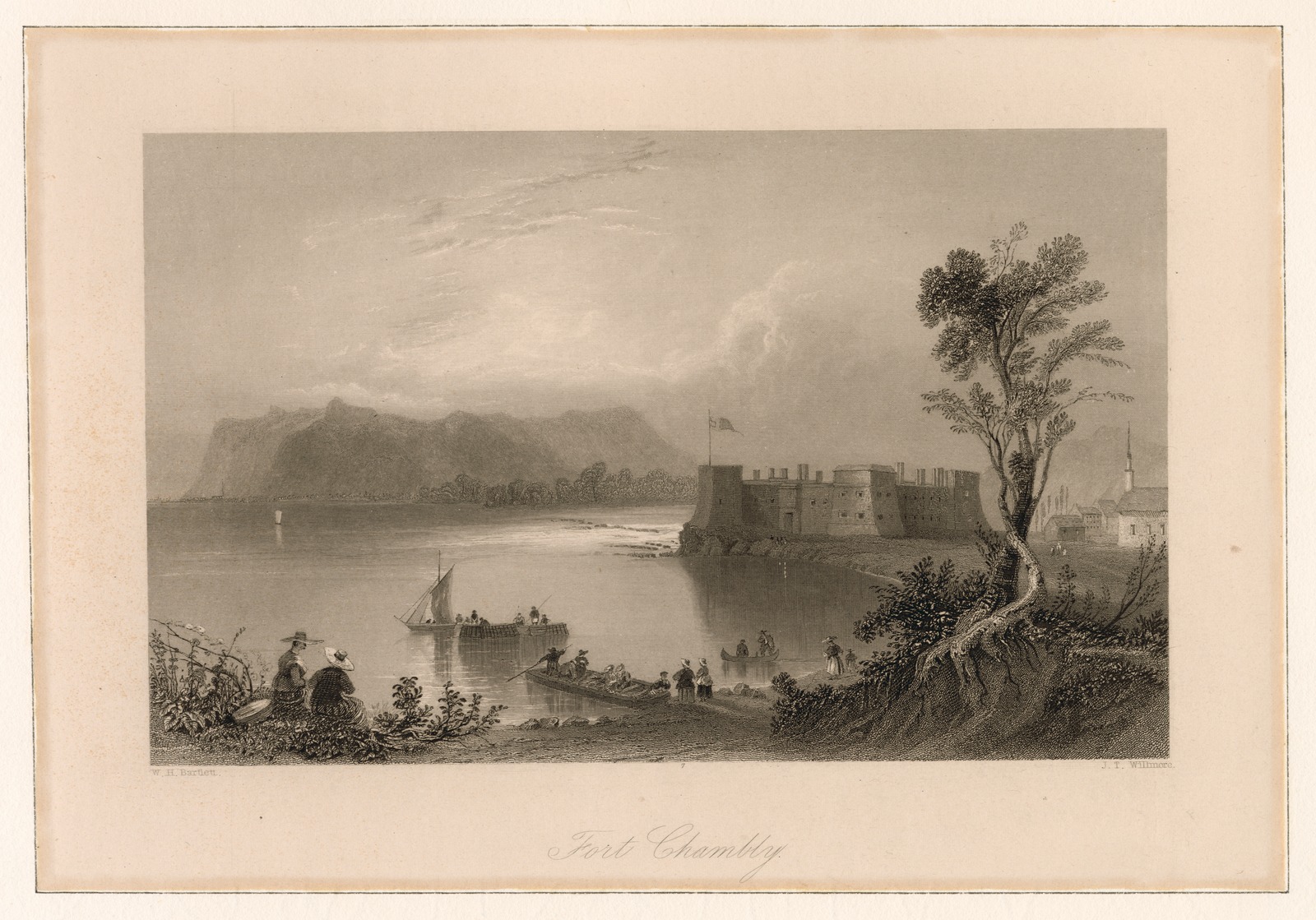 Québec en image: Gravures du Québec par William Henry Bartlett (1809-1854)