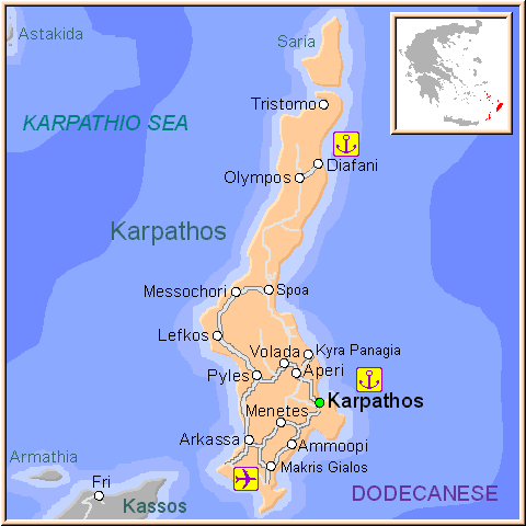 Ports of Karpathos Island (Dodecanese) – Karpathos, Diafani, Finiki ...