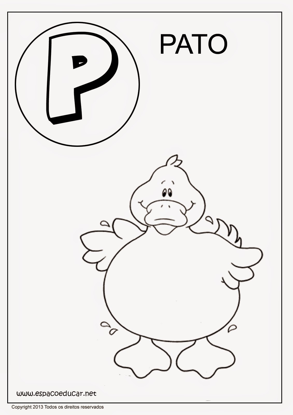 Alfabeto de colorir - Alfabeto para colorir, pintar, imprimir ou fazer ...